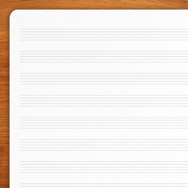 Staff (Music) - 2 booklets A5 - Mixiw Notebooks