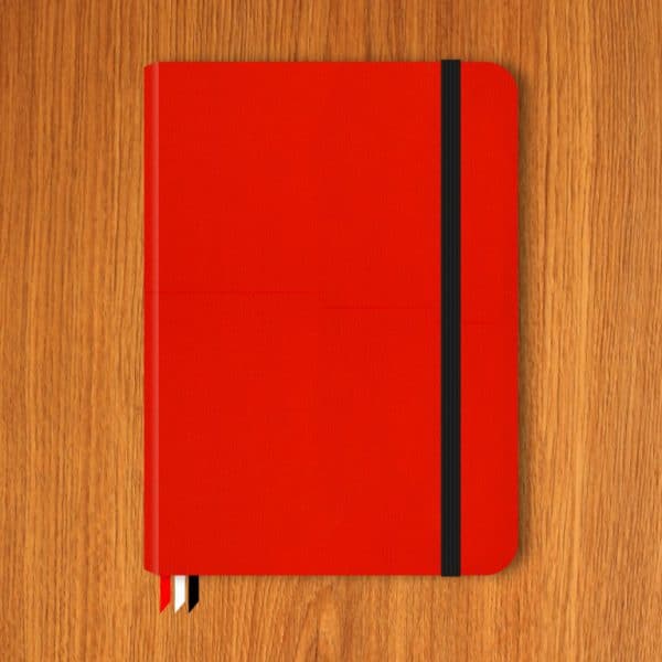 Cubierta Roja A5 - Mixiw Notebooks
